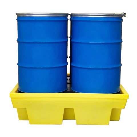 Spill Pallet With High Capacity Sump (For 4 x 205ltr Drums) || BP4